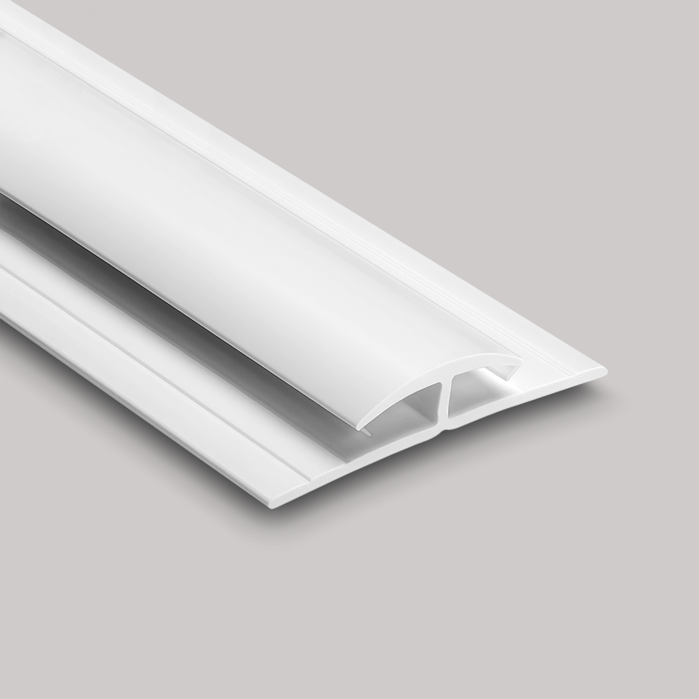 White Satin Wall Cladding H-Section Joiner – 3.05m | Hygienic uPVC Trim ...