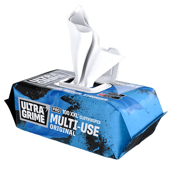 Ultra Grime Pro Multiuse Clothwipes | Pack of 100 Heavy-Duty Wipes ...