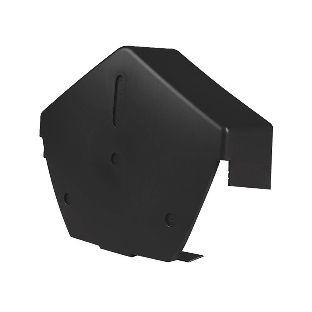 Black Angled Ridge Cap for Dry Verge Systems | Brissco Online