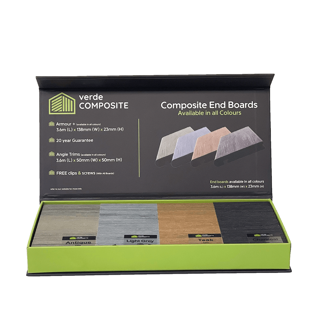 Armour Composite Decking Sample Pack | 4 Colours Set | Brissco Online